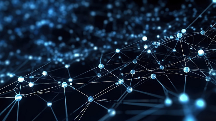 Interconnection Abstract Network Structure A 3d Rendering Of