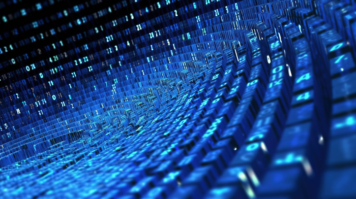 Binary Code A 3d Rendered Blue Of Ones And Zeros Shown In Close Up Backgrounds | JPG Free ...