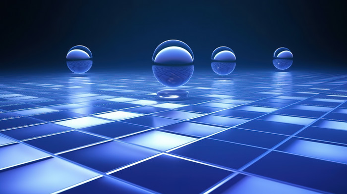 Checkerboard In Deep Blue Space Shrouded By Fog And Players Engaged A Game Of Checkers 3d ...