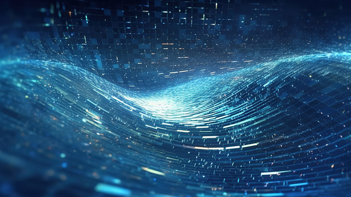 Cyber Security Technology 3d Rendering Of A Digital Network With Secure Data And Code Algorithms ...