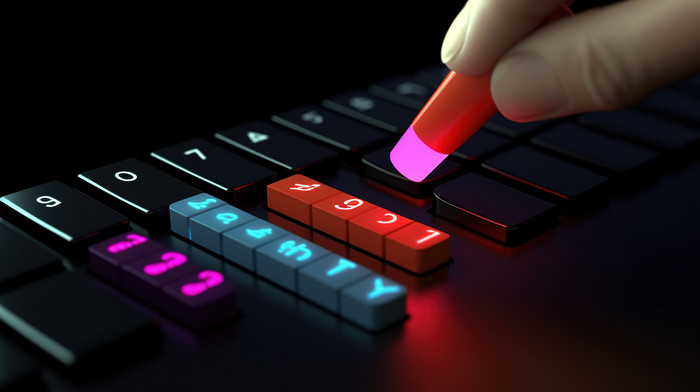 Cursor 3d Rendered Bar Chart With Hand Pressing Enter Key Backgrounds | JPG Free Download - Pikbest