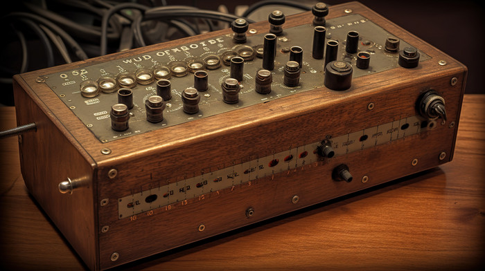 Switch Button Old Analog Synthesiser With Buttons And Switches Backgrounds Free Download