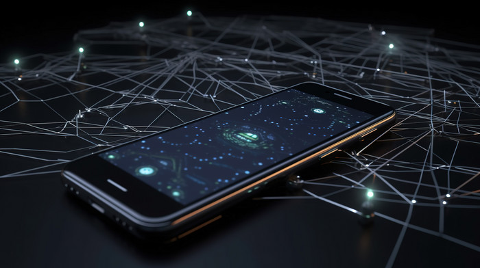 Network Connection Blockchain Visualization Bitcoin In 3d Connected To Other Networks Via