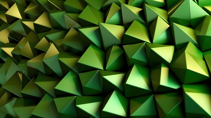 Triangular Green Polygons In A 3d Rendering Backgrounds | JPG Free Download - Pikbest