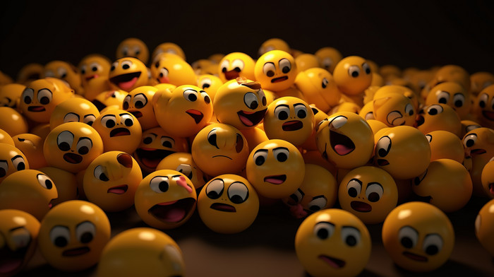 Array An Of Heart Eyed Emojis In 3d Rendering Backgrounds | JPG Free Download - Pikbest