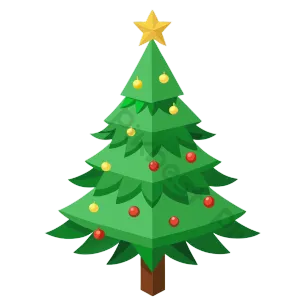 Drawing Cartoon Purple Blue Christmas Tree Spruce And Tree Shadow PNG ...